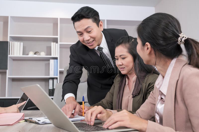 Group of business meeting stock photo. Image of group - 257043330