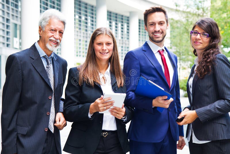Group of Business People Talking on the Phone Stock Photo - Image of ...