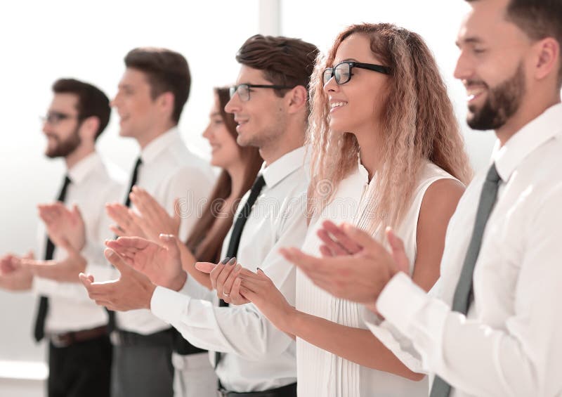 Group of Business People Applauding Standing Stock Photo - Image of ... Group of Business People Applauding Standing Stock Photo - Image of ...