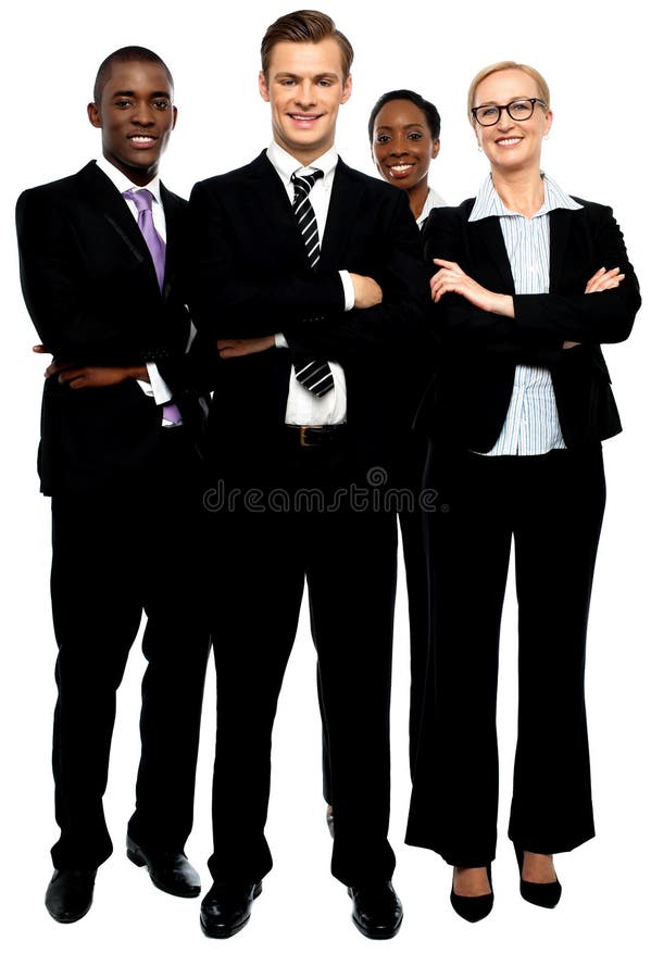 Group of Business People, Arms Crossed Stock Image - Image of business ...