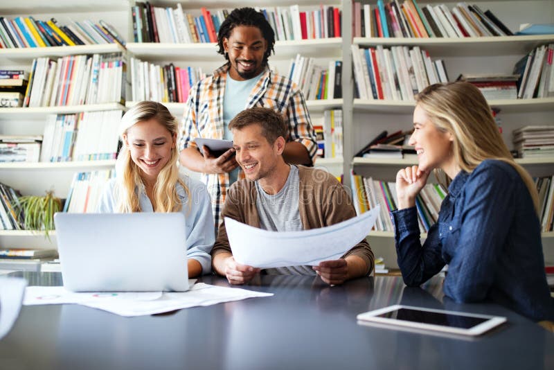 Group of Business People and Software Developers Working As a Team in ...