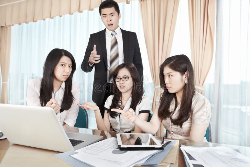Group of Business People Discussion Stock Image - Image of office ...