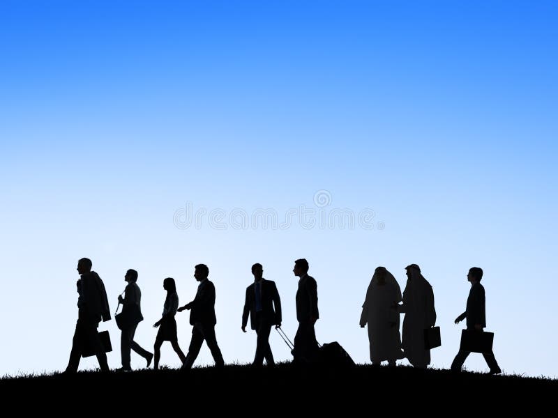 Group of Business People Going To Travel Stock Photo - Image of ...