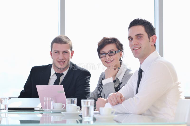 Group Of Business People At Meeting Picture. Image: 18986321