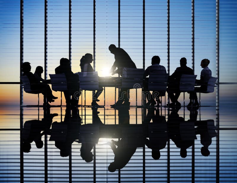 Group of Business People Meeting Stock Image - Image of global, ideas ...