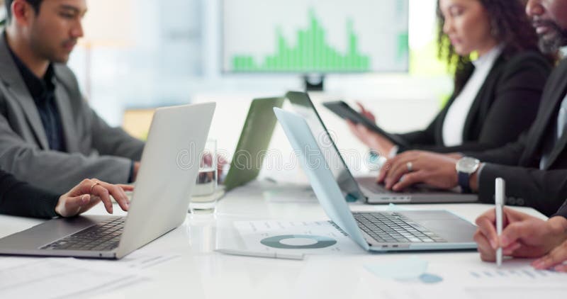 Group, Documents or Business People in Meeting for Report, Agenda ...