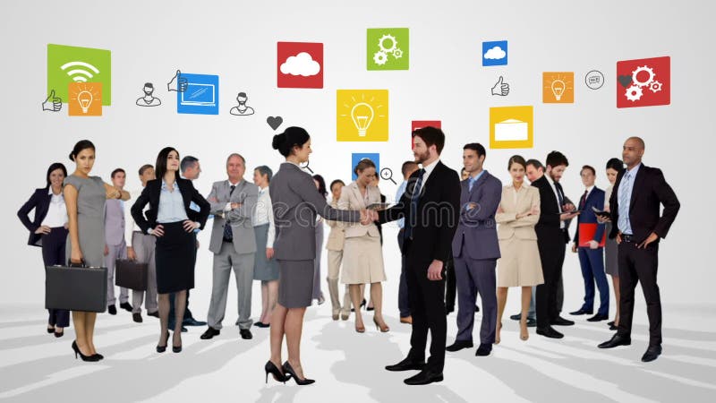Group of Business People Meeting Stock Footage - Video of group ...