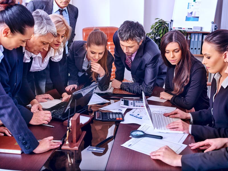 Group Business People in Office Stock Image - Image of colleagues ...