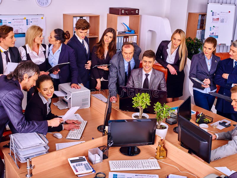 Group Business People in Office Stock Photo - Image of businessman ...