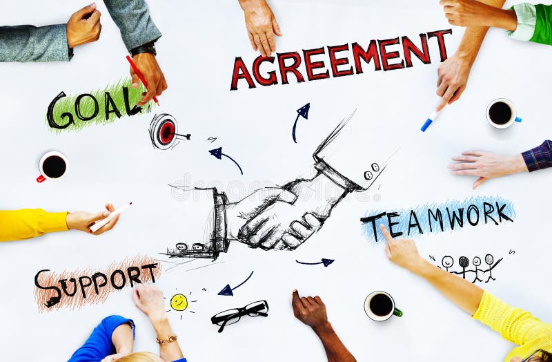 Group of Business People Planning Strategy Stock Photo - Image of multi ...