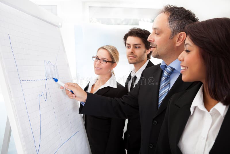Group of Business People at Presentation Stock Image - Image of ...