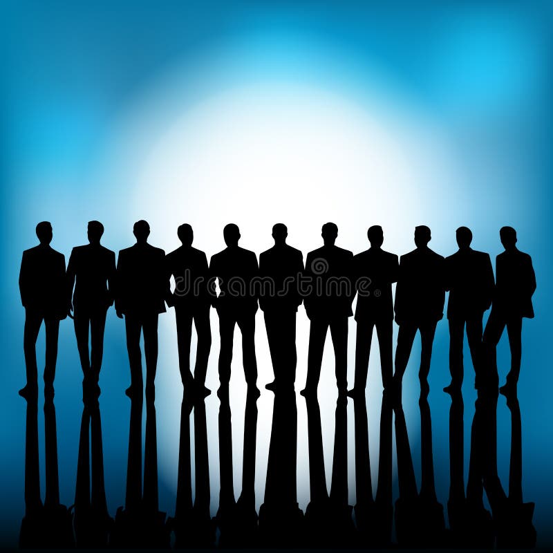Group of Business People Represents the Concept of Teamwork. Stock ...