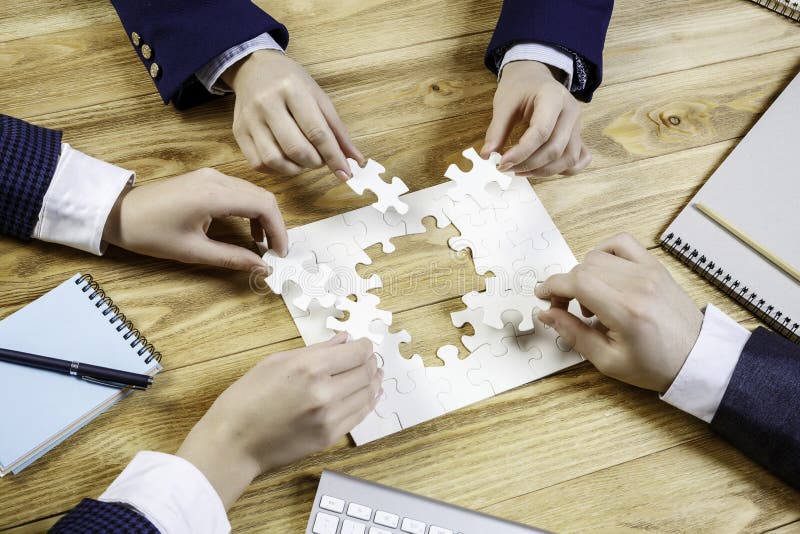 Finally finding solution stock photo. Image of partnership - 104906586