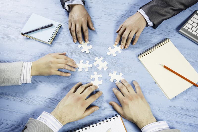 Finally finding solution stock image. Image of jigsaw - 125149239