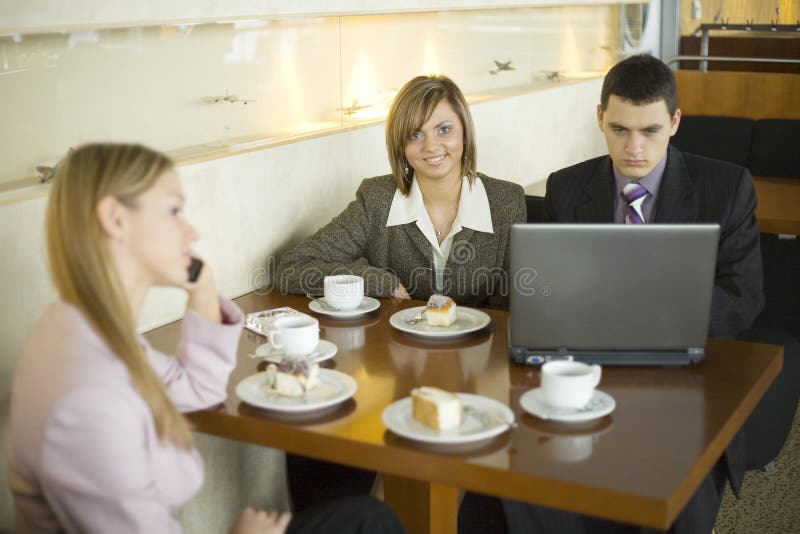 Group of Business People at the Table Stock Image - Image of executive ...