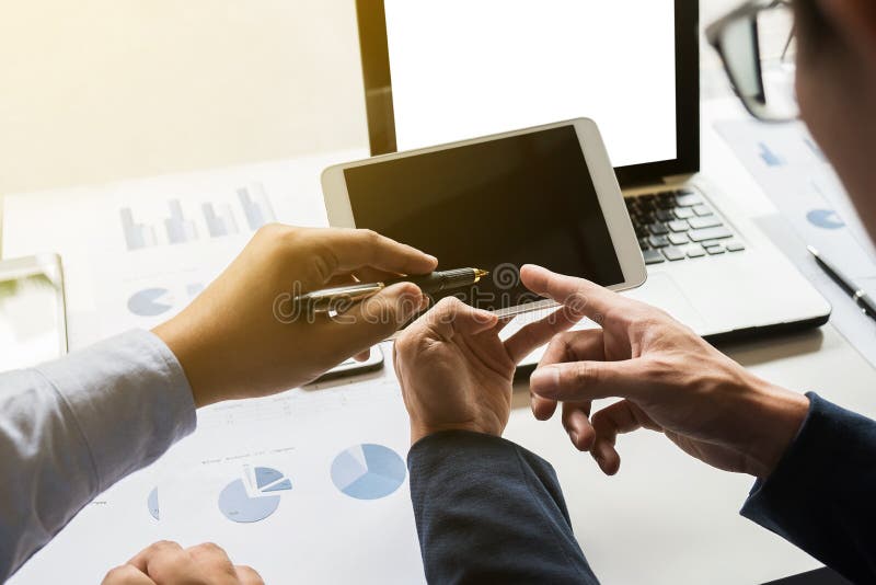 Group of Business People Teamwork Meeting Design Ideas Concept. Stock ...