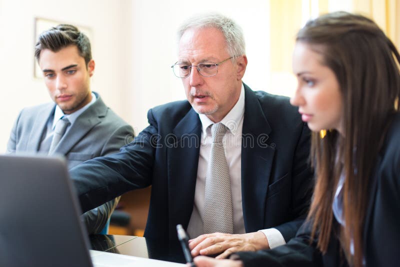 Group of Business People at Work Stock Photo - Image of people, group ...