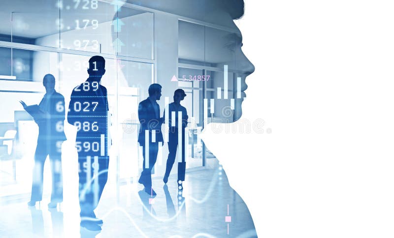 Group of Business People Work Together Discussing Working Proces Stock ...