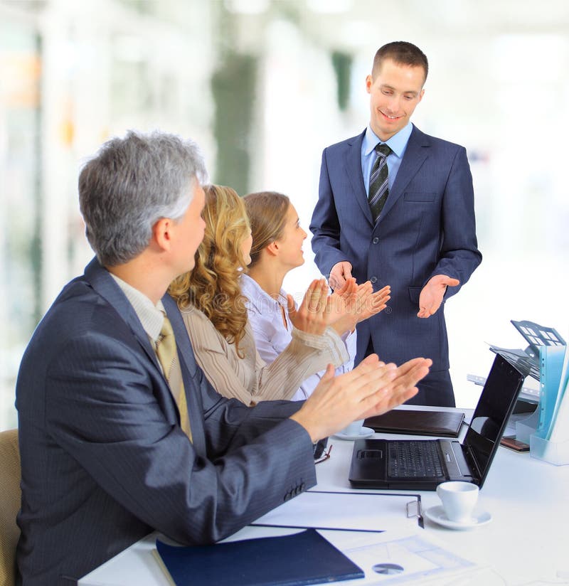 Group of Businessmen the Conclusion Stock Photo - Image of mature ...