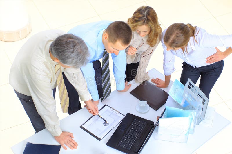Group of Businessmen the Conclusion Stock Photo - Image of corporate ...