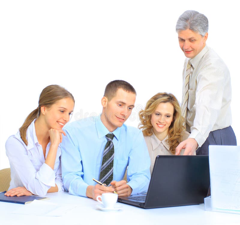 Group of Businessmen the Conclusion Stock Image - Image of people, idea ...