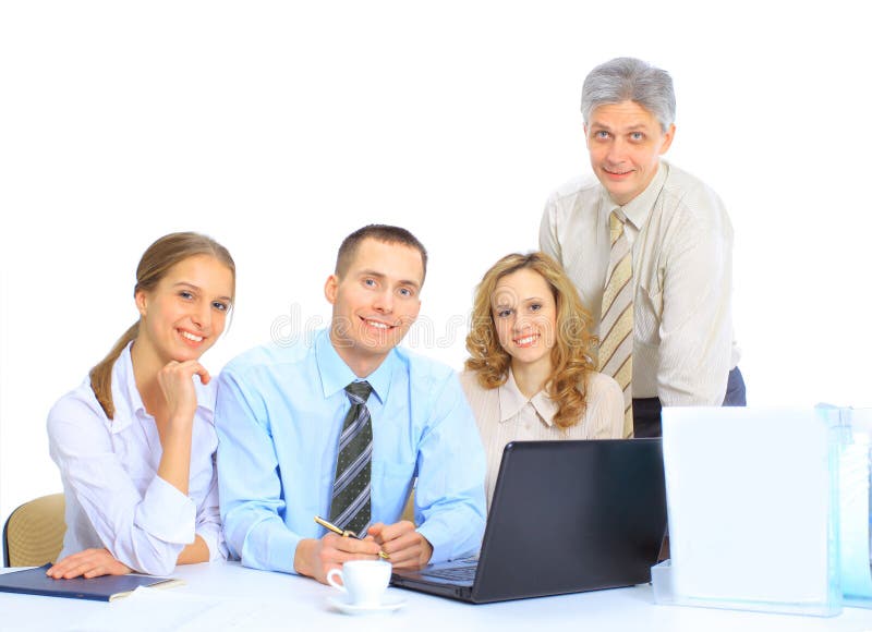 Group of Businessmen the Conclusion Stock Image - Image of person ...