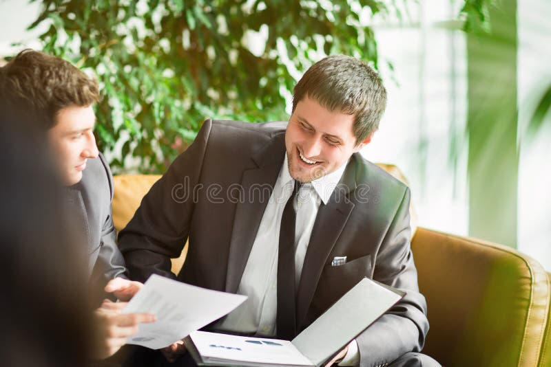 A Group of Businessmen Discussing Stock Image - Image of entrepreneur ...