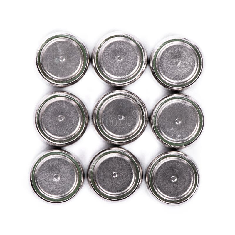 Button cell stock photo. Image of accessory, button, electricity - 21891626