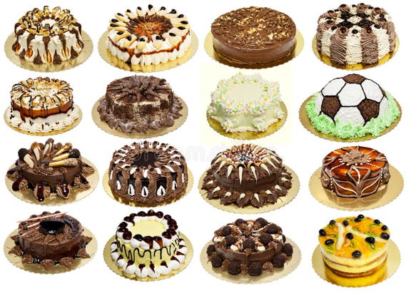 Group of cakes stock photo. Image of celebrations, celebrate - 11807538