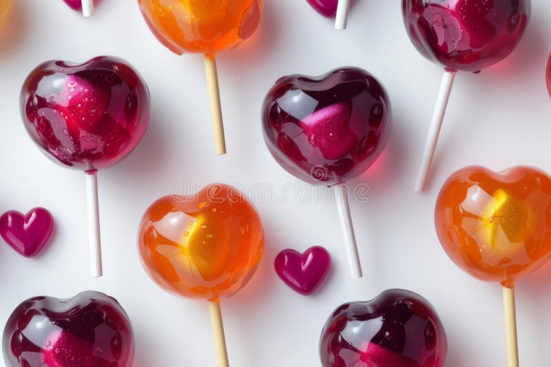 A Group of Candies on Sticks Stock Image - Image of confectionery ...