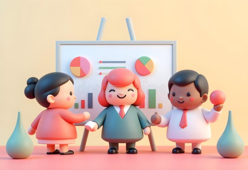 Group of Cartoon Characters Representing Teamwork and Collaboration in ...