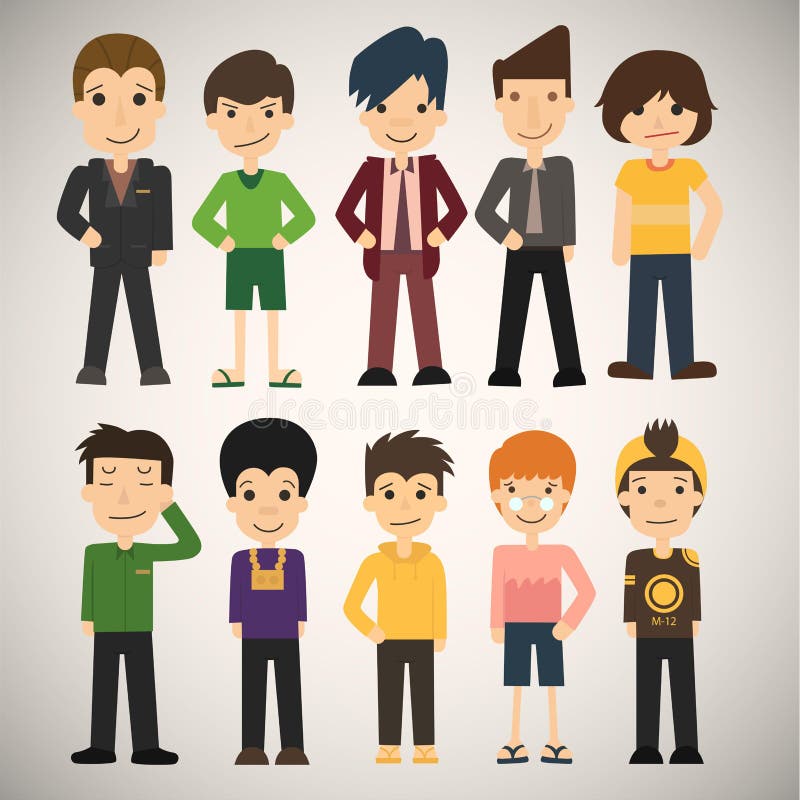 Group cartoon people stock vector. Illustration of infographics - 57515234