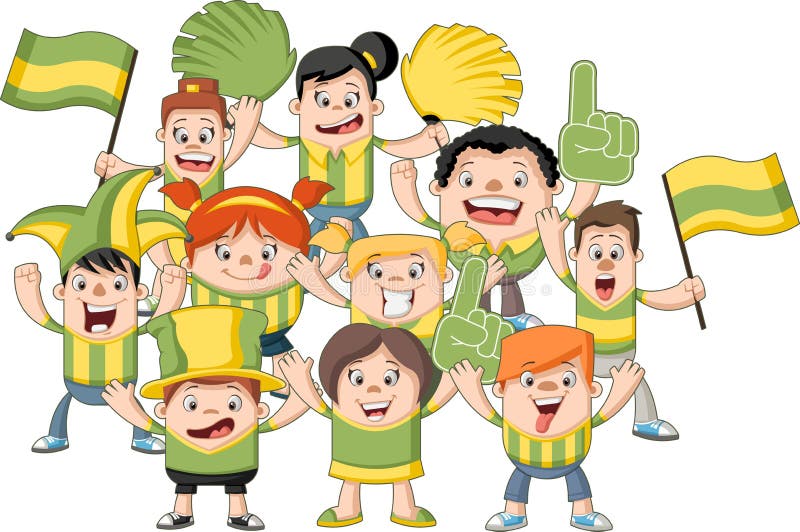 Cartoon Cheering Stock Illustrations – 10,554 Cartoon Cheering Stock ...