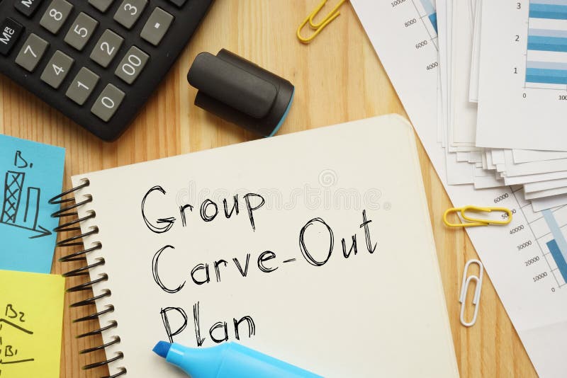 Group Carve-Out Plan is Shown on the Conceptual Business Photo Stock ...