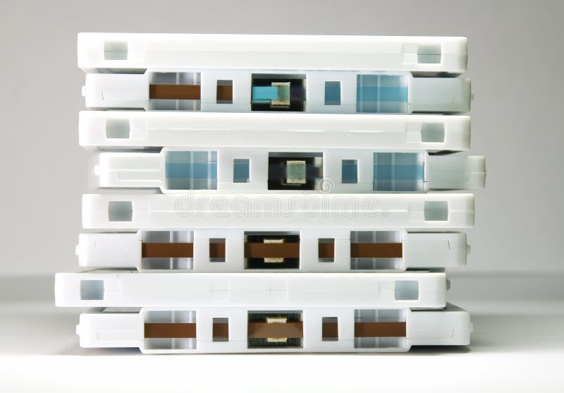 Group of cassette tapes stock photo. Image of demo, mixed - 11167624
