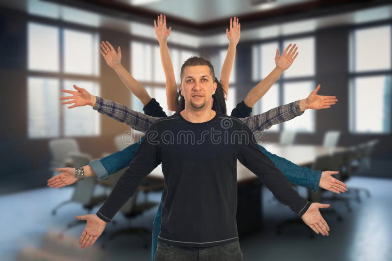 Group of Casually Dressed People Looking at the Camera Stock Photo ...