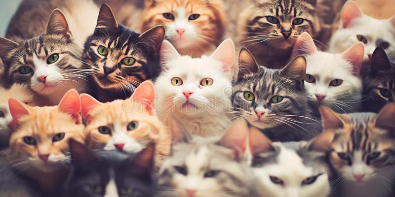 Feline Gathering Stock Illustrations – 43 Feline Gathering Stock ...