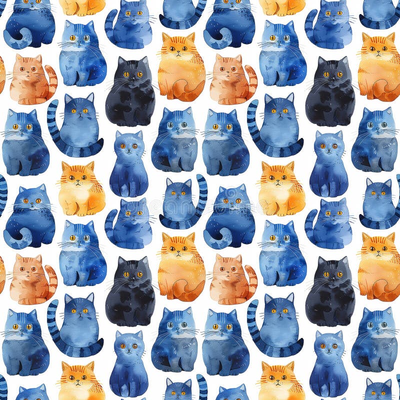 Group of Cats Sitting Together Stock Image - Image of bond, family ...