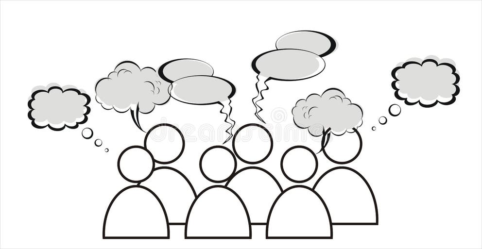 Group Discussion Cartoon Stock Illustrations – 19,989 Group Discussion ...