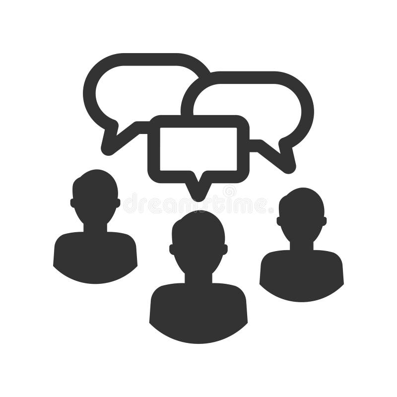 Group chat icon stock vector. Illustration of icon, chat - 278496624