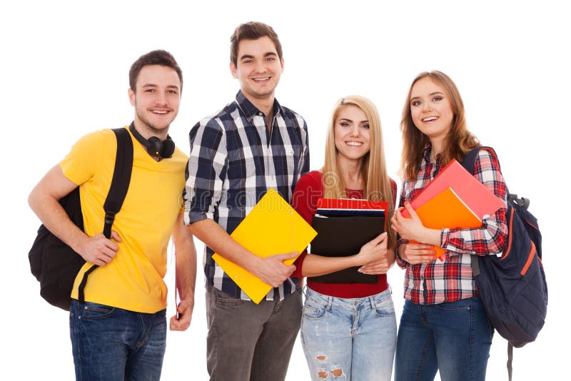 Group of Students in a Classroom Stock Image - Image of classmate, exam ...