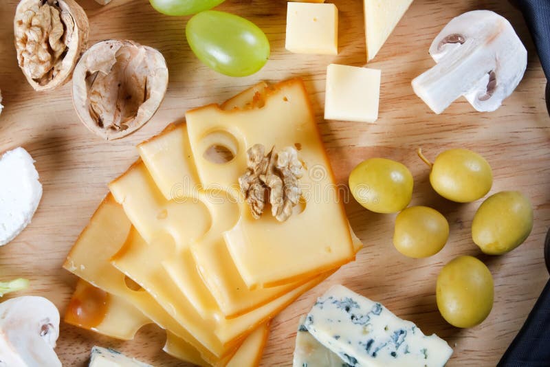 Group of cheeses stock image. Image of fruit, feta, assortment - 13110833