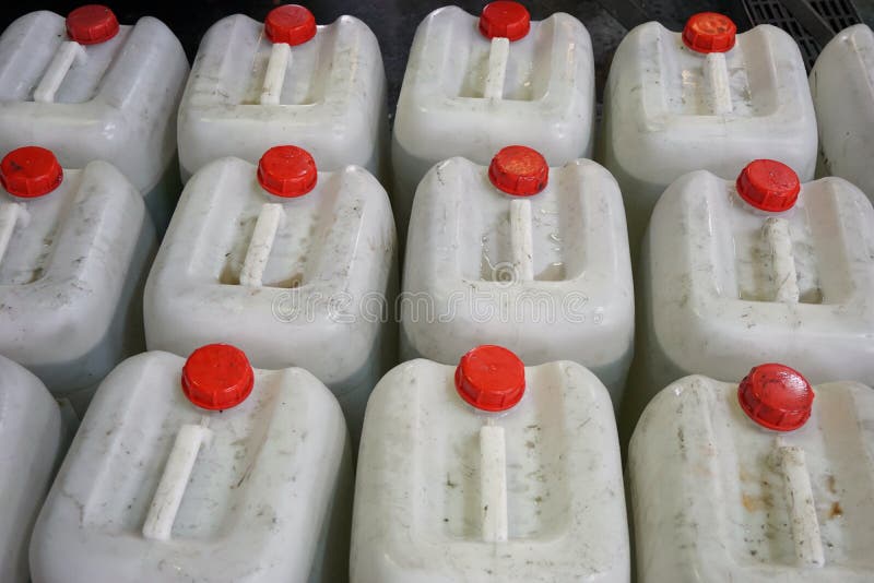 Chemical plastic container stock image. Image of drums - 110985895