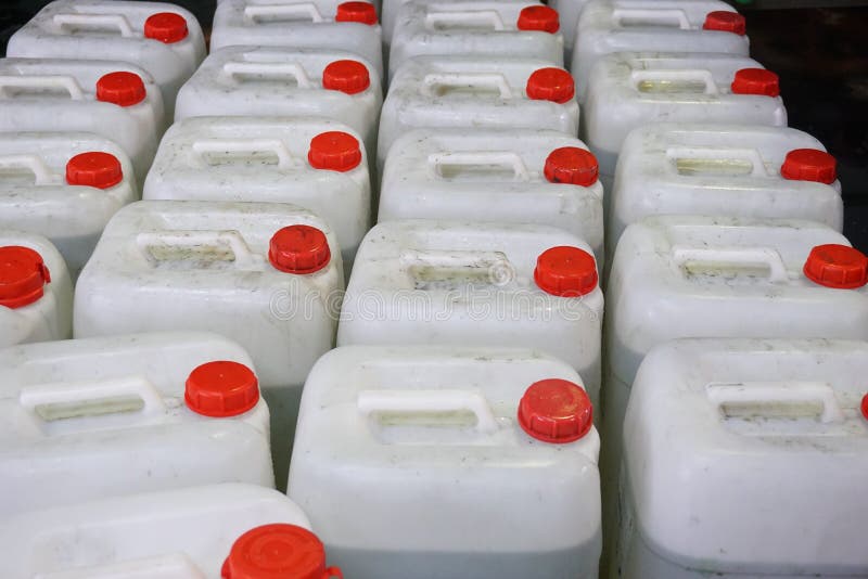 Chemical plastic container stock photo. Image of bottle - 111896442