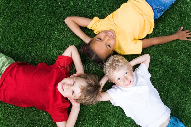 Group of children stock image. Image of lifestyle, lying - 10409395