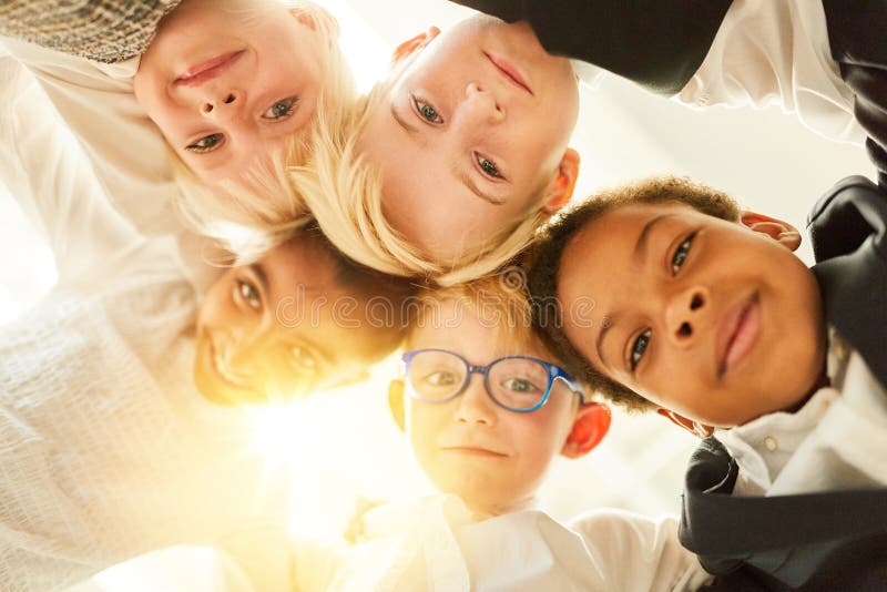 Group of Children in the Circle As Friendship. Concept Stock Image ...