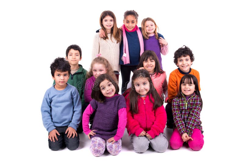 Group of happy children stock photo. Image of people - 45329500