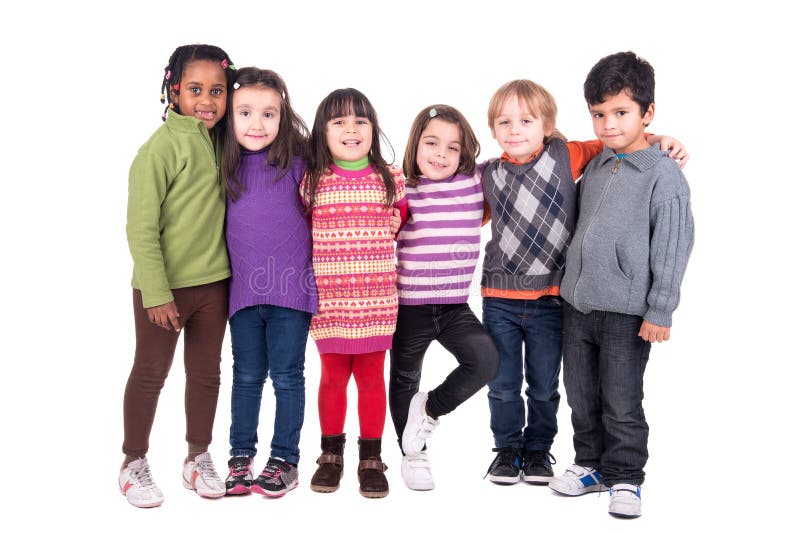 Group of children stock photo. Image of childhood, group - 43250026