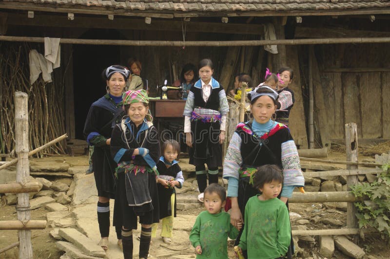 Hmong hill tribe children editorial image. Image of portrait - 28723170