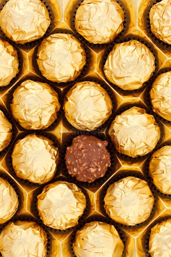 Group of chocolate stock image. Image of dessert, foil - 23863885